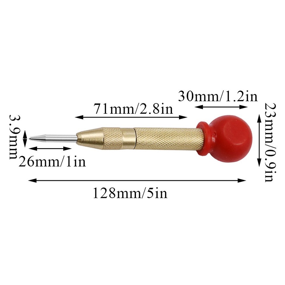 Automatic Center Punch Strikes Spring Loaded Locator Breaker Surface ...