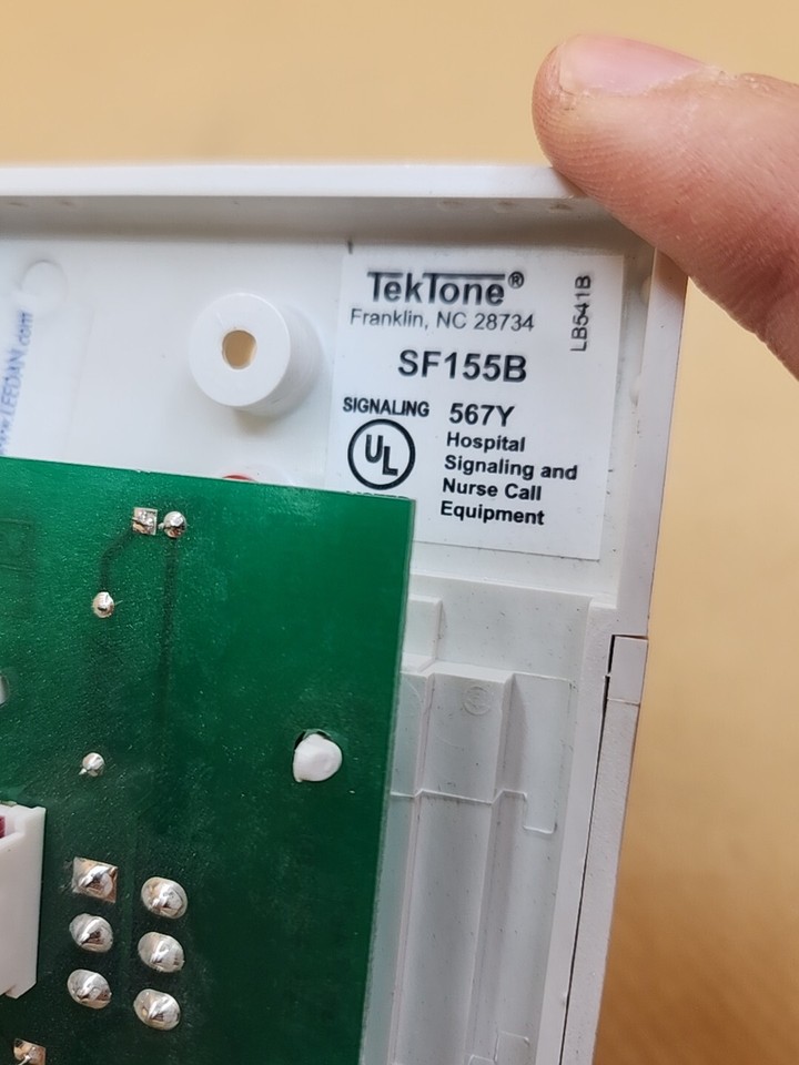 TEKTONE SF155B 567Y Signaling White Red Emergency Button New No Box | eBay