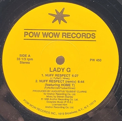 LADY G - NUFF RESPECT / LICENSE YOUR HAND - REGGAE SINGLE | eBay