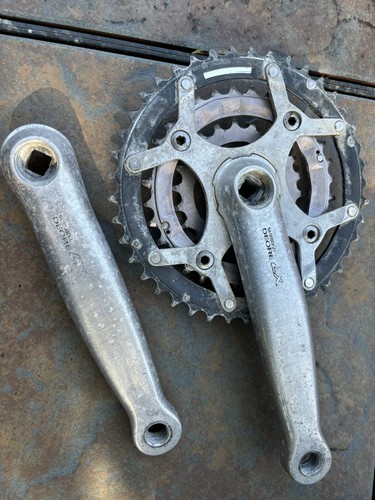 Vintage Shimano Deore LX Crank Set FC-M569 175 mm With Chainrings | eBay