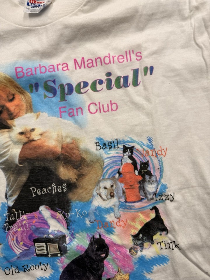 Vintage Barbara Mandrell Special Fan Club Tee Shirt 90s Size Large | eBay