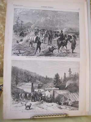 Vintage Print,SICK SOLDIER,Native American,Harpers,Oct 1876 | eBay