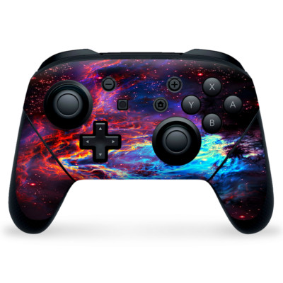 Nintendo Switch Pro Controller Skin Decal Vinyl Wrap - Cosmic Color ...