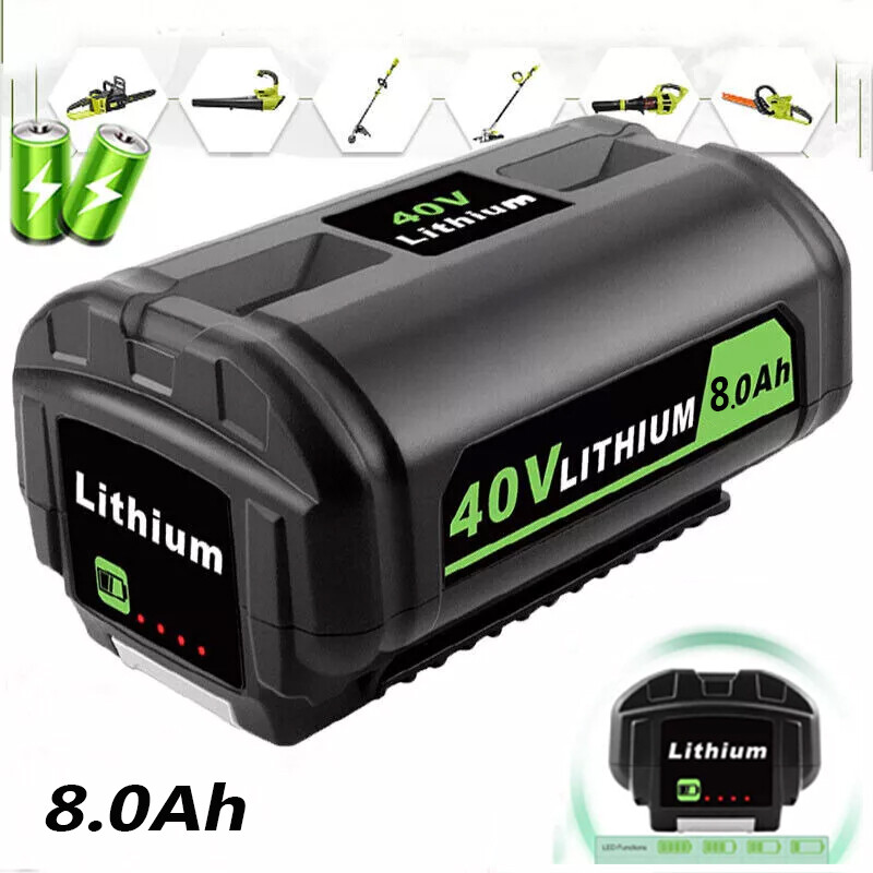 For RYOBI 40V Lithium-Ion 6 Ah High Capacity Battery (1-Pack ...