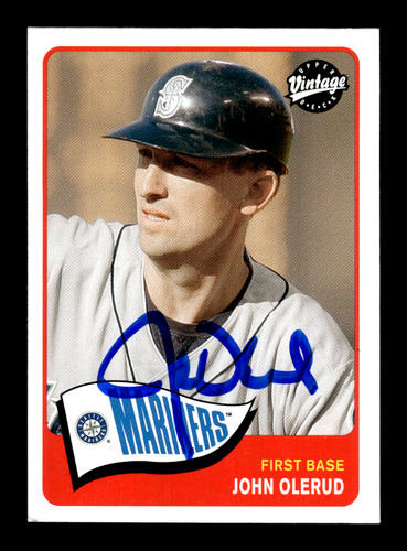 2003 Upper Deck Vintage # 106 John Olerud Autograph Signed Card (M2 ...