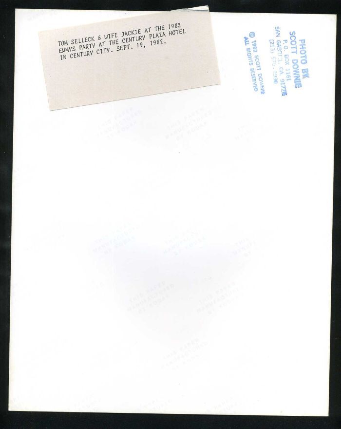 Jacqueline Ray Tom Selleck Prima Moglie 490 Tom Selleck Wife Stock