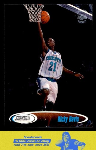 1998-99 Stadium Club Ricky Davis #212 Charlotte Hornets | eBay