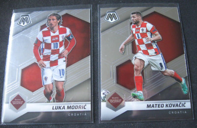 CROATIA 2-CARD LOT 2021-22 Mosaic Road to the FIFA WC Qatar L. MODRIC/M ...