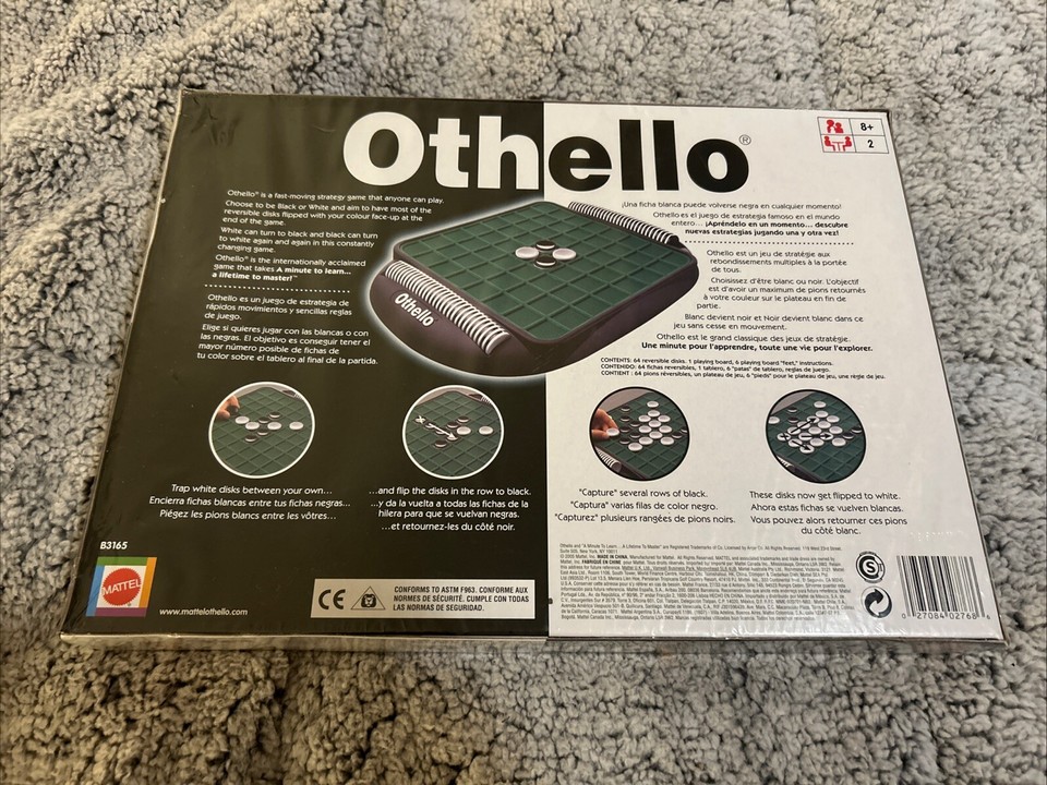 2005 Mattel Othello Board Game Brand New Factory Sealed B3165 | eBay