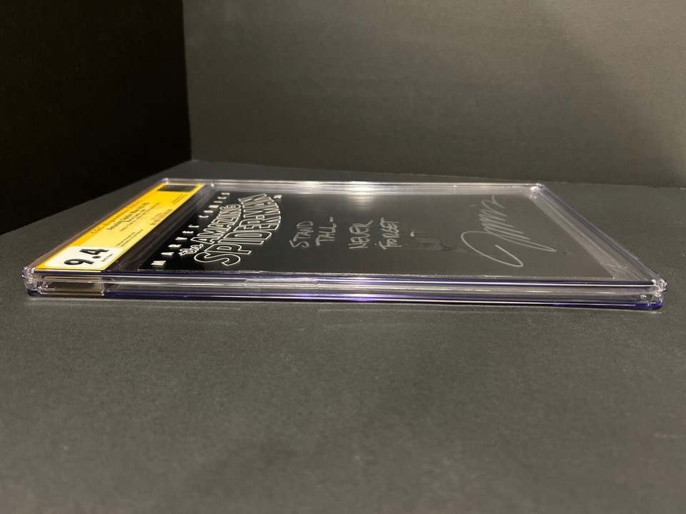 JIM LEE CGC Signature Series Amazing Spider Man 36 Written Remarque ...