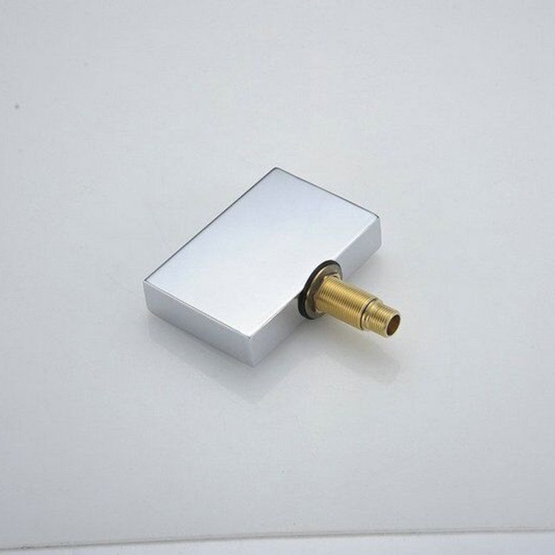 Widespread Waterfall Outlet Bathroom Faucet Wall Mounted Mixer Single ...