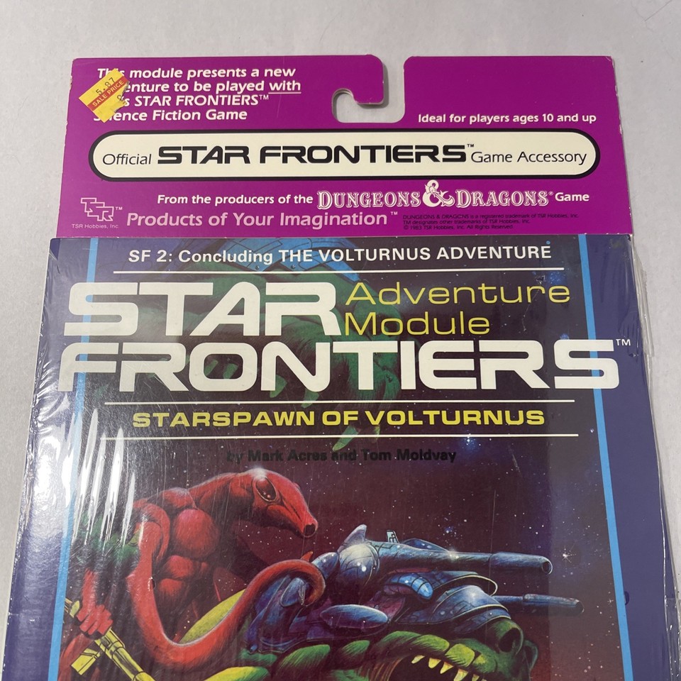 VTG 1982 TSR Star Frontiers Adventure Module Starspawn of Volturnus New ...