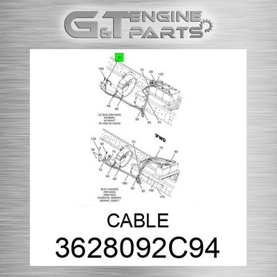 3628092C94 CABLE fits INTERNATIONAL TRUCK (Surplus Open Box) | eBay