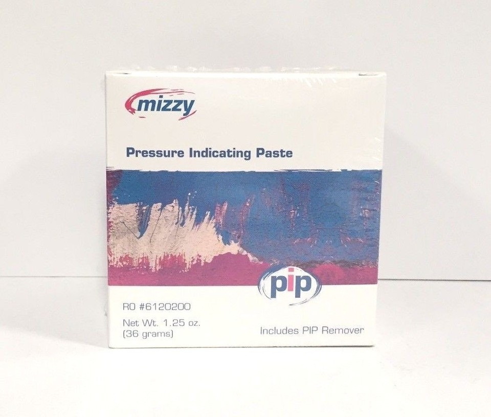 PIP Mizzy 1.25 oz. White Pressure Indicator Paste + 1 oz Remover Dental ...