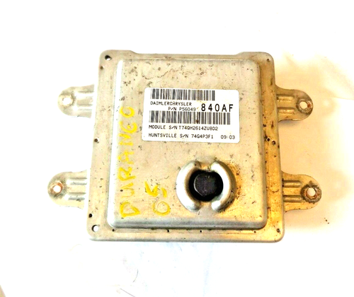 2005 05 Dodge Durango Chassis ECM Multi function Front Control 4WD ...