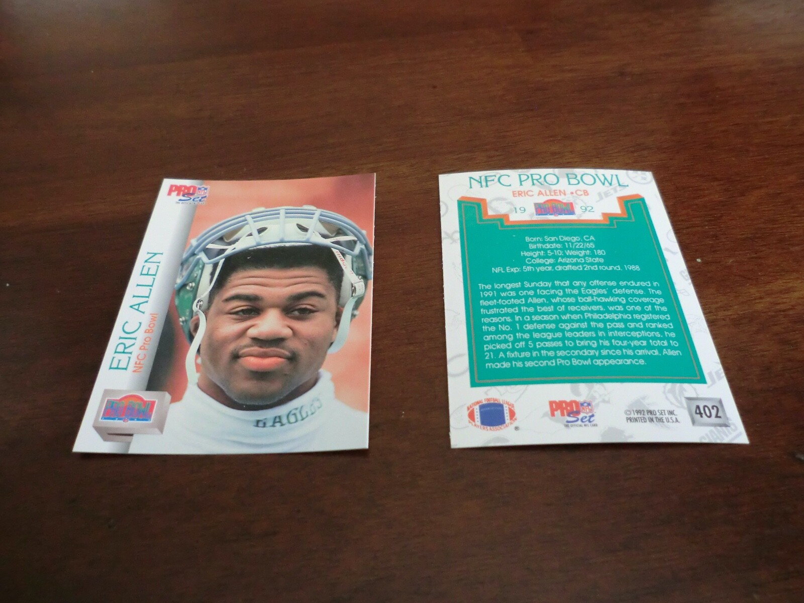 1992 Pro Set Football Set Break (#251-500) $.99 Singles | eBay