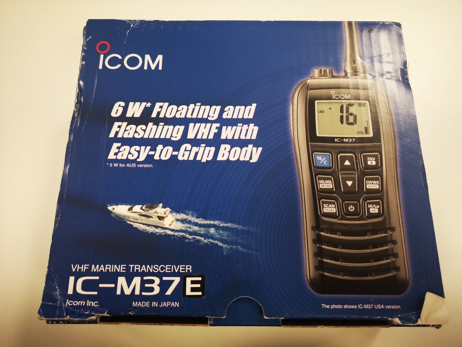 ICOM IC-M37E VHF Radio - EX DISPLAY 1533 | eBay