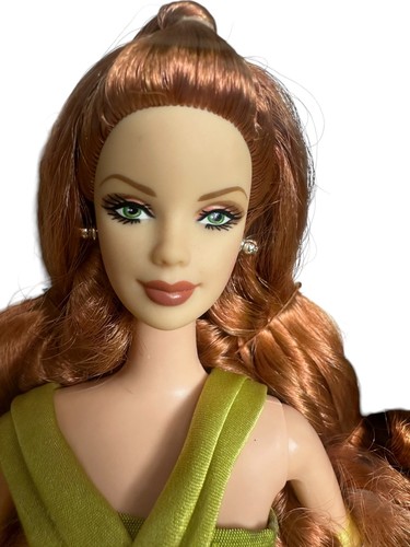 Barbie Birthday Wishes Doll Green Dress Silver Label 2004 Mattel C6230 ...