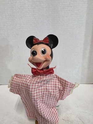 Vintage 1950’s Disney Minnie Mouse Hand Puppet Rubber Face | eBay