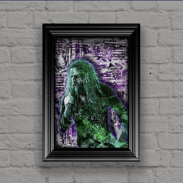ROB ZOMBIE 24x36in Poster, ROB ZOMBIE HORROR 24x36in Art Free Shipping ...