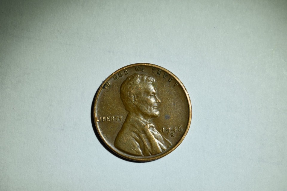 RARE! 1946 Wheat Penny, S Mint, with Liberty Error. | eBay