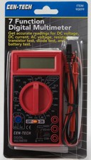 Cen-tech 7 function digital multimeter 90899 - passahistory