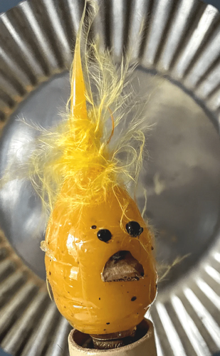 Spring Easter Whimsical Hand-dipped Easter Chester Chick Bulb Silicone ...