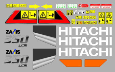 Hitachi Zx Zaxis 350-7 Stickers Adhésif, Kit Complet | eBay