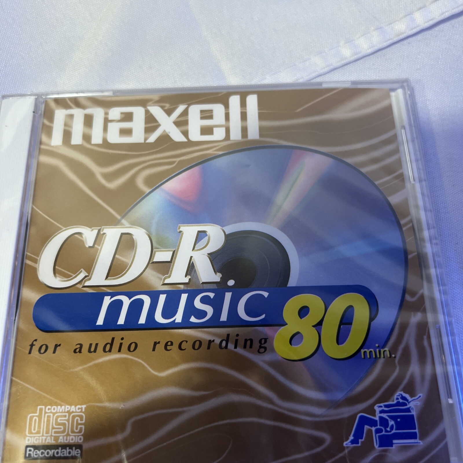 Maxell CD-R Music 80 min for audio recording Rip Disc Play Back, NEW ...