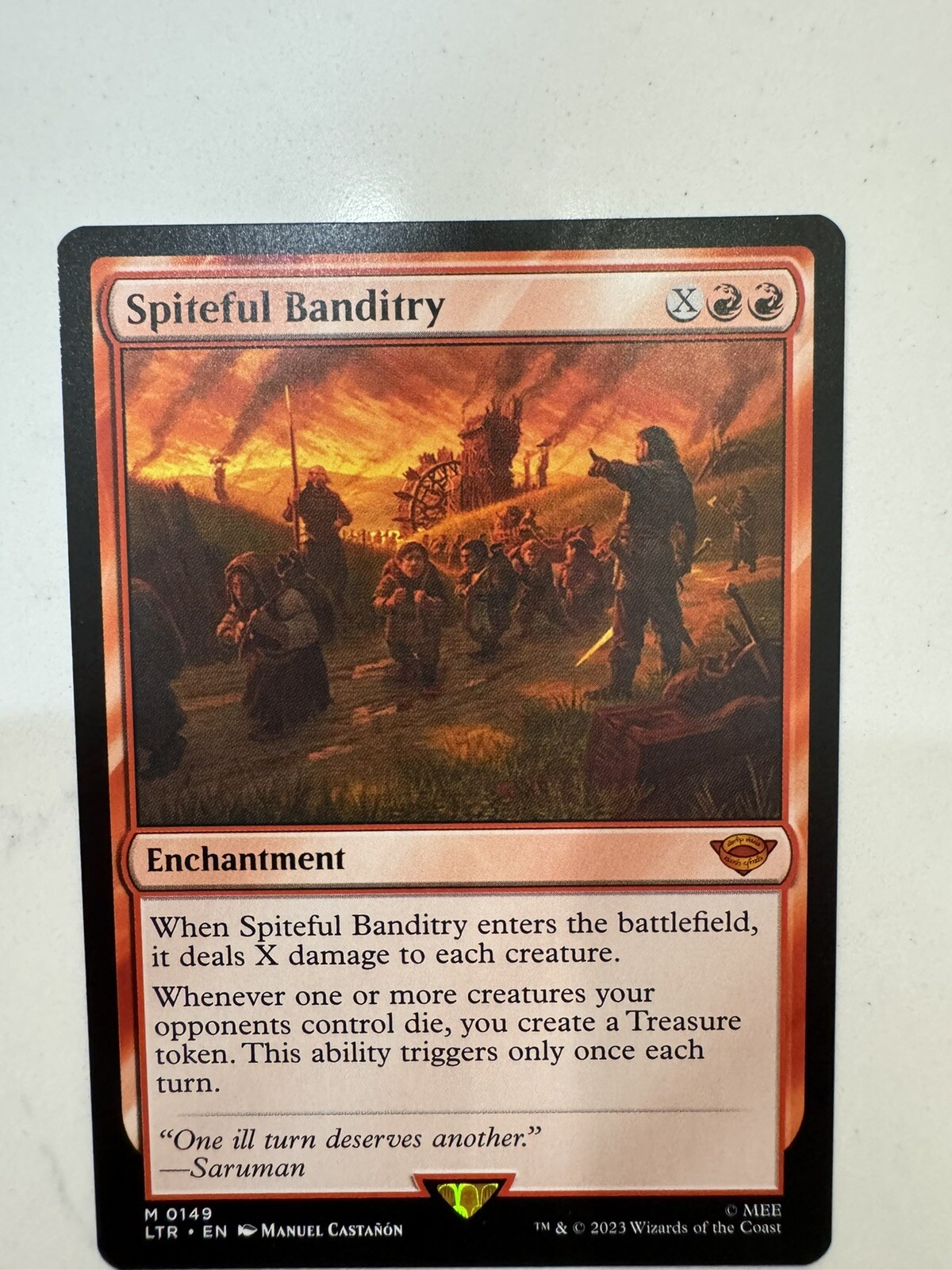 MTG Spiteful Banditry The Lord of the Rings: Tales of Middle-earth 0149 ...
