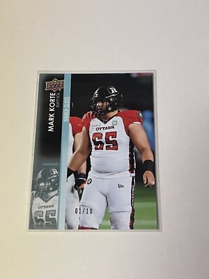 2022 Upper Deck CFL High Gloss #58 Mark Korte /10 **031294 | eBay
