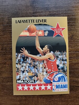 Lafayette (Fat) Lever 1990-1991 NBA Hoops #20 - All-Star - NBA - Fresh ...