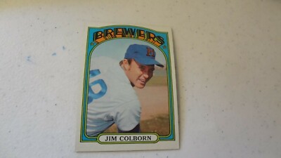 1972 TOPPS # 386 JIM COLBORN BASEBALL CARD | eBay