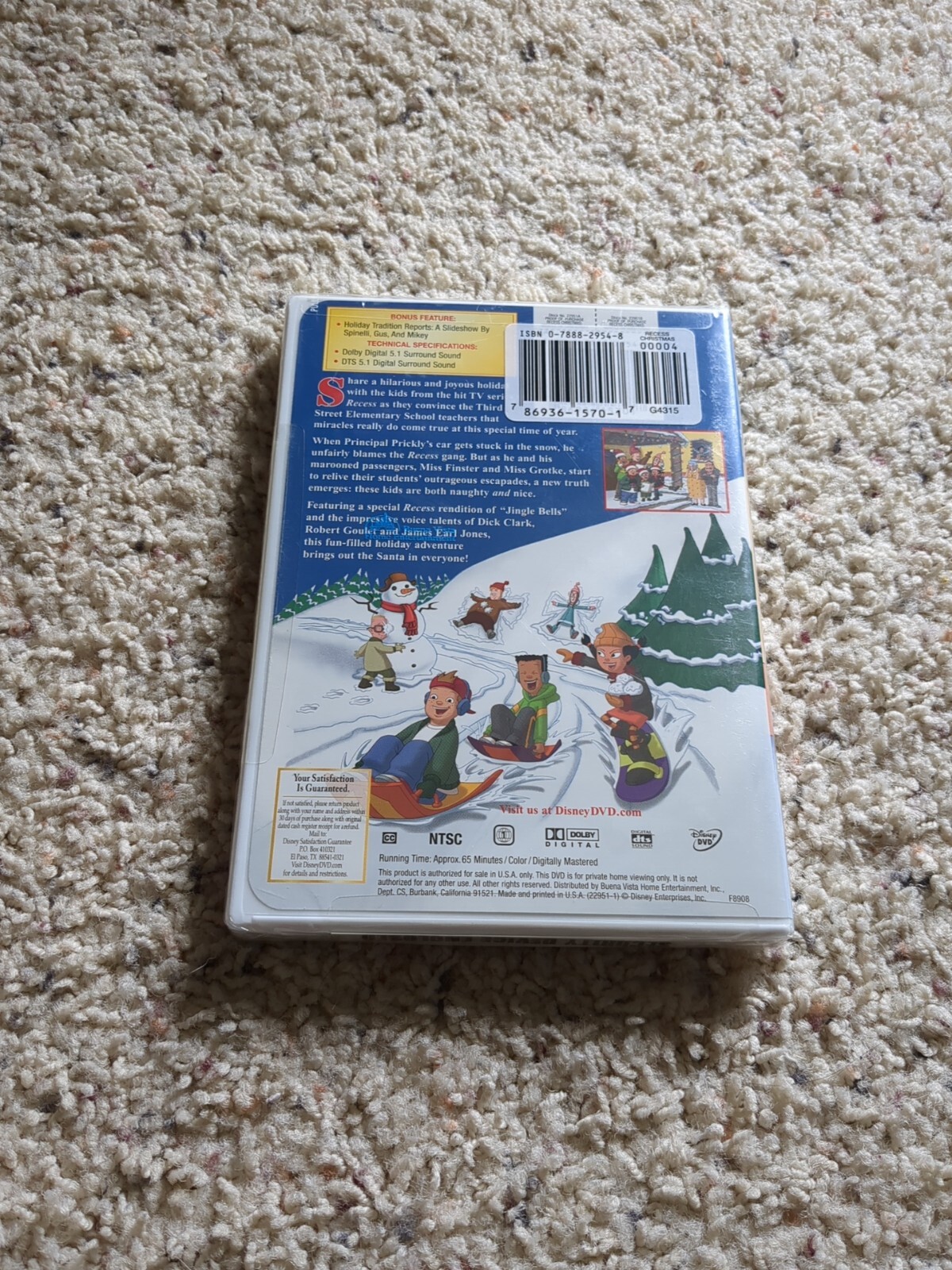 Recess Christmas: Miracle on Third Street (DVD, 2001) for sale online ...