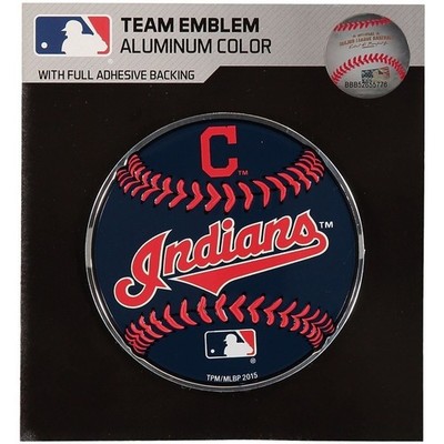Cleveland Indians Guardians Retro Auto Emblem, Aluminum Metal, Embossed ...