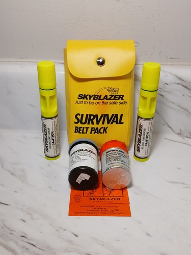 Vintage 90s Skyblazer Survival Pack- Aerial Flares, Signal Smoke ...