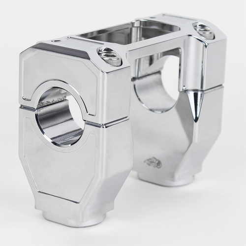 2.4" Chrome Risers Kit for Harley 18-later Breakout FXBR/FXBRS W/ 1.25 ...