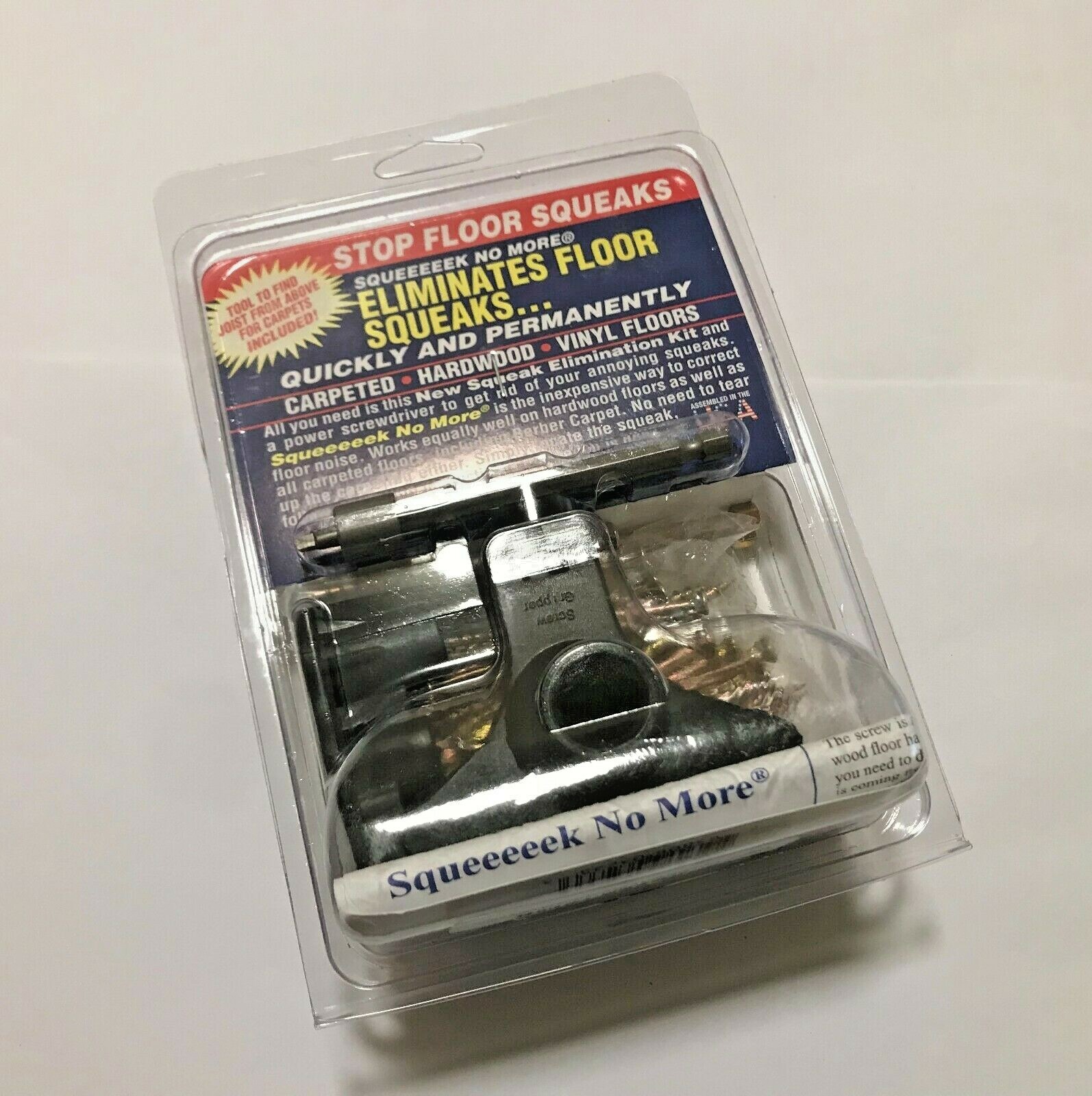 Squeeeeek No More 3233 Floor Squeak Eliminator Kit With Screws for sale ...