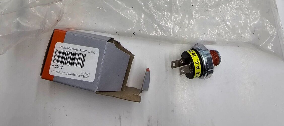 Generac Low Oil Pressure Switch 10 PSI NC 0L2917C | eBay