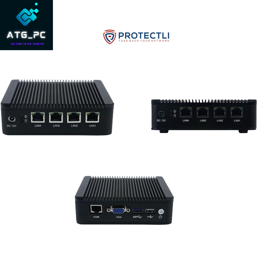 PROTECTLI FW4A The Vault 4-Port Micro Firewall Network Appliance Intel ...