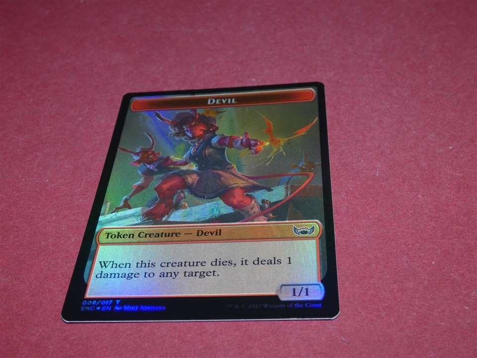 Magic the Gathering: MTG: Foil Citizen Token / Devil Token | eBay
