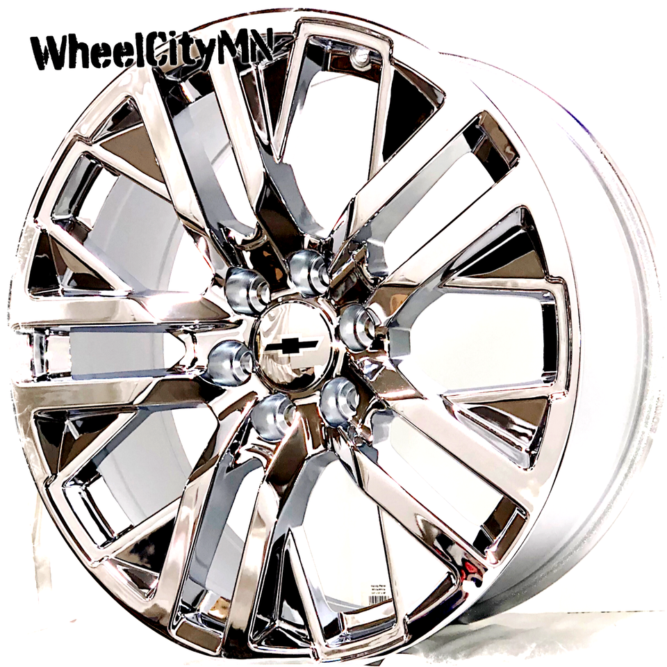 22" Chrome SES OE 5903 replica 84570333 Wheels fits 2021 Chevy Tahoe ...