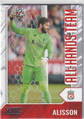 Panini FIFA Score 2021-22 Soccer Cards All-Hands Team No. 7 Alisson | eBay