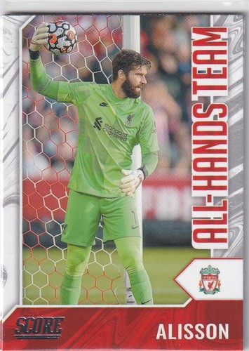 Panini FIFA Score 2021-22 Soccer Cards All-Hands Team No. 7 Alisson | eBay