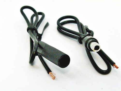 Female/Male Pair Bullet Connector Pigtails Wire Lead Wiring Harness ...