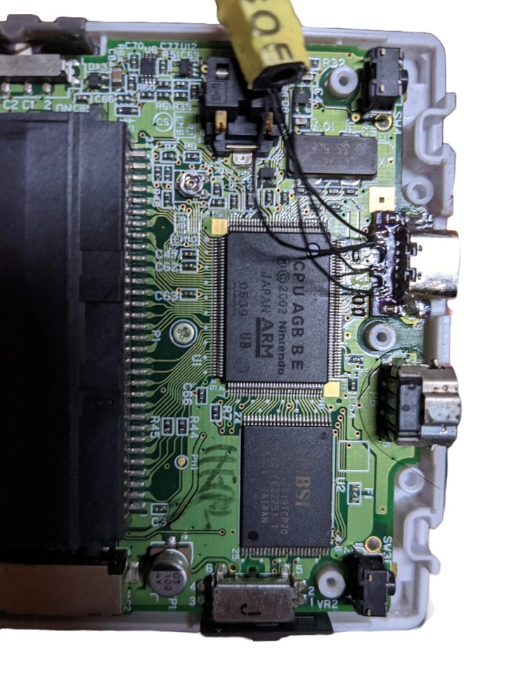 Nintendo GBA SP diy USBC charge port and audio jack kit | eBay