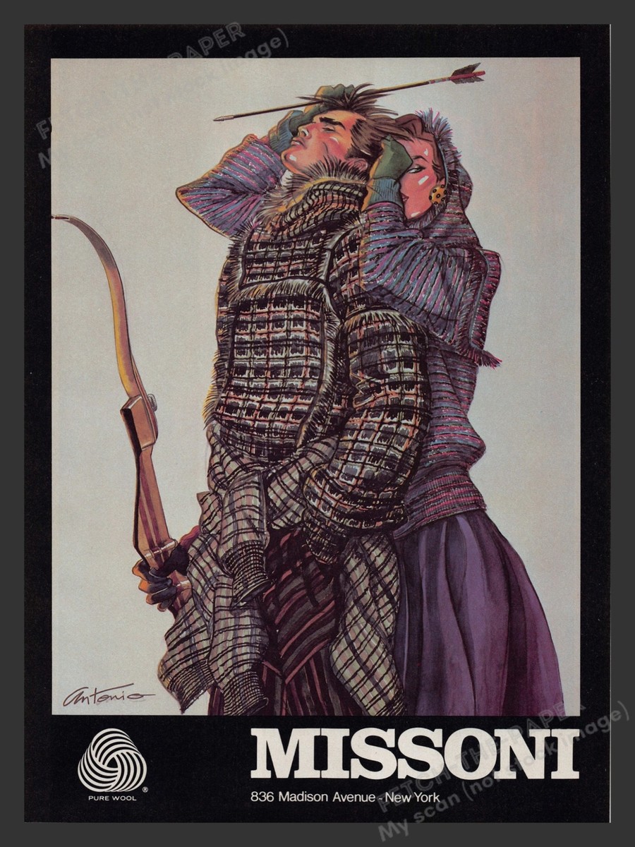 Missoni Print Background 1996 MISSONI Fashion Chandra North Photo By