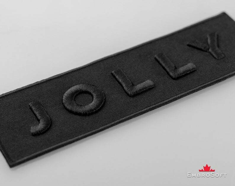 3D PUFF Custom Embroidered Patches Iron / Sew On Backing | eBay