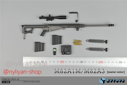 1/6 M82A1 Gun Rifle Weapon Model Fit 12" Male Action Figure Body ...