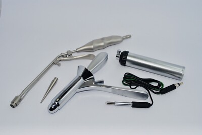 Hemorrhoid Suction Ligator Gun with Kelly Proctoscope Light Source ...